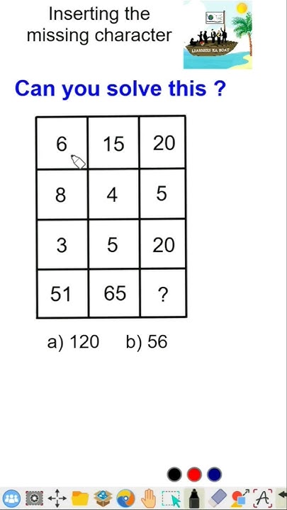 Can you solve this question ? | Inserting the missing character #shorts #missingnumber - YouTube