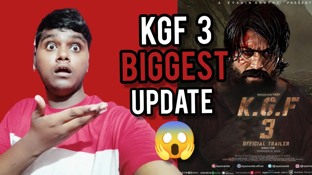 KGF Chapter 3 Update | KGF Chapter 3 Latest Update | KGF 3 Announcement ...