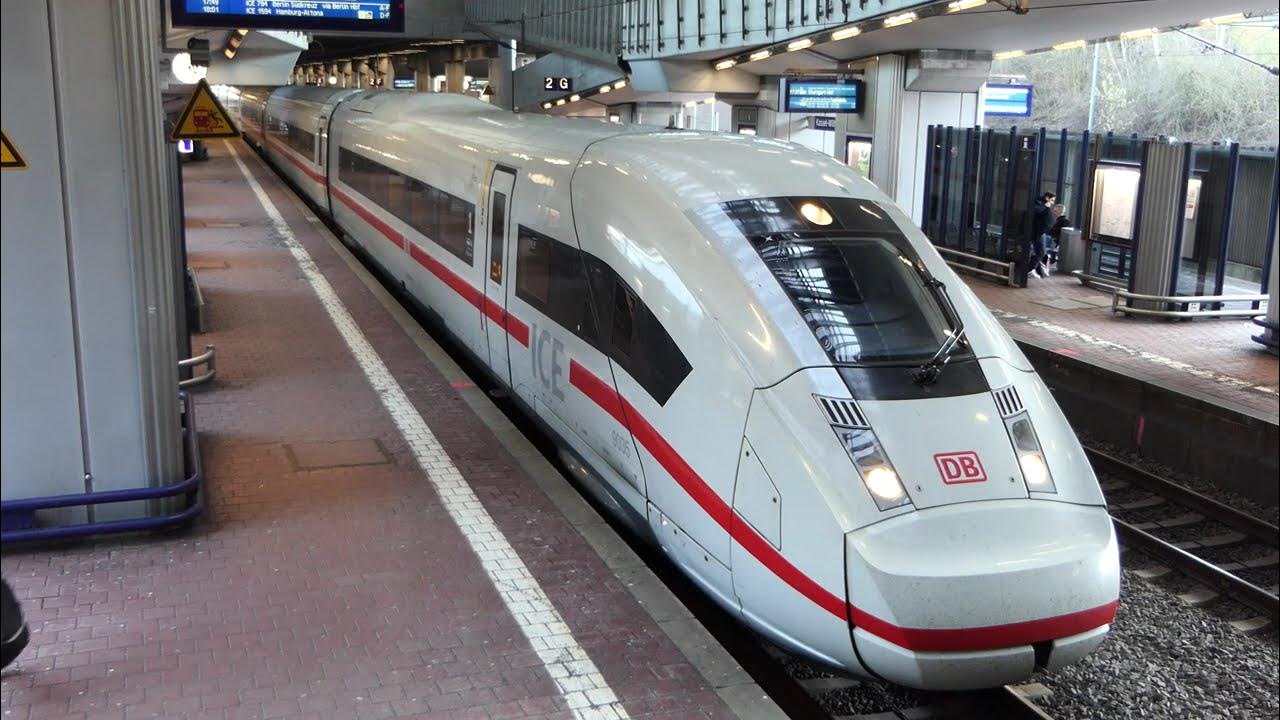 ICE 4 (Baureihe 412), Ausfahrt @ Kassel-Wilhelmshöhe - YouTube