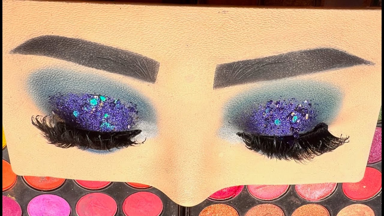 Navy Blue Smokey Eyes Youtube
