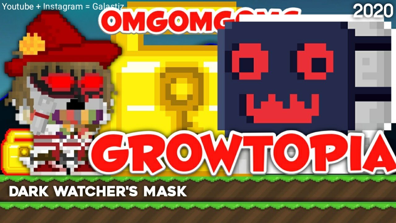 Dark Watcher's Mask - PRO SET GROWTOPIA - YouTube