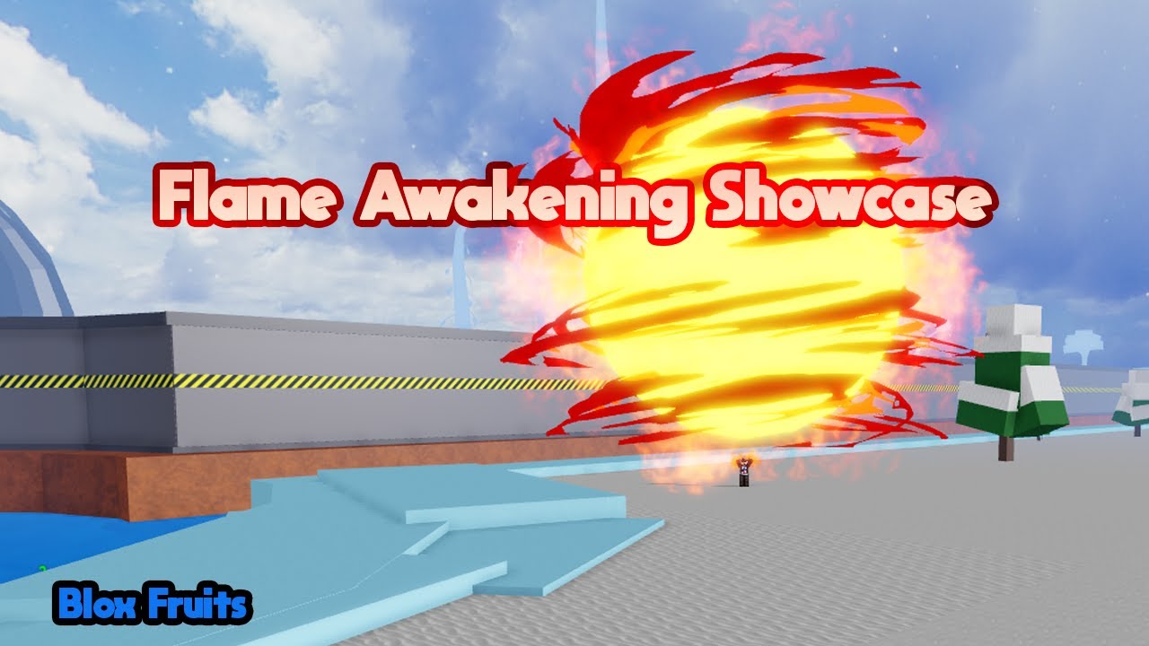 Flame's Awakening Showcase! (Blox Fruits - Roblox) - YouTube