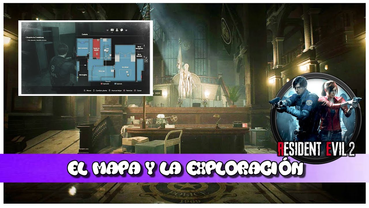Tutorial GUÍA - Cómo funciona la Exploración y el Mapa - Resident Evil ...