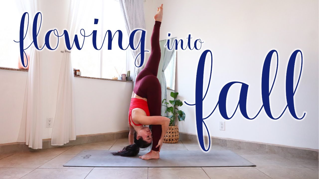 Flowing Into Fall 🍂☕️ 40 Minute Vinyasa Flow + Yin Yoga Practice for ...