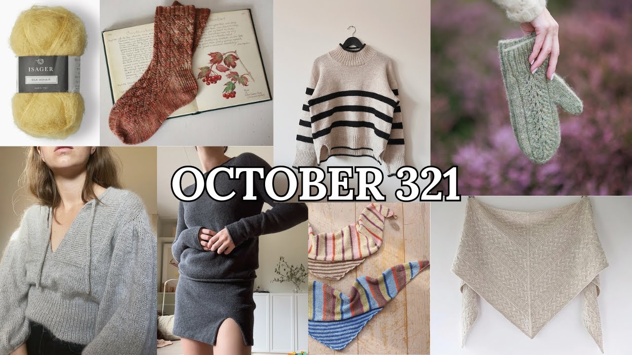 October 321 - 3 patterns, 2 designers and 1 yarn I am loving this ...