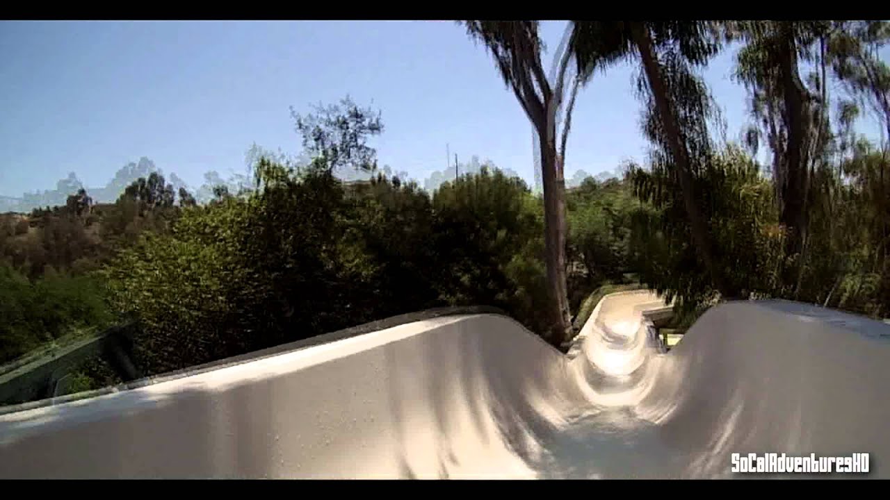 [HD POV] Speed Slides - POV of 2 Water Speed Slides - Water Park ...