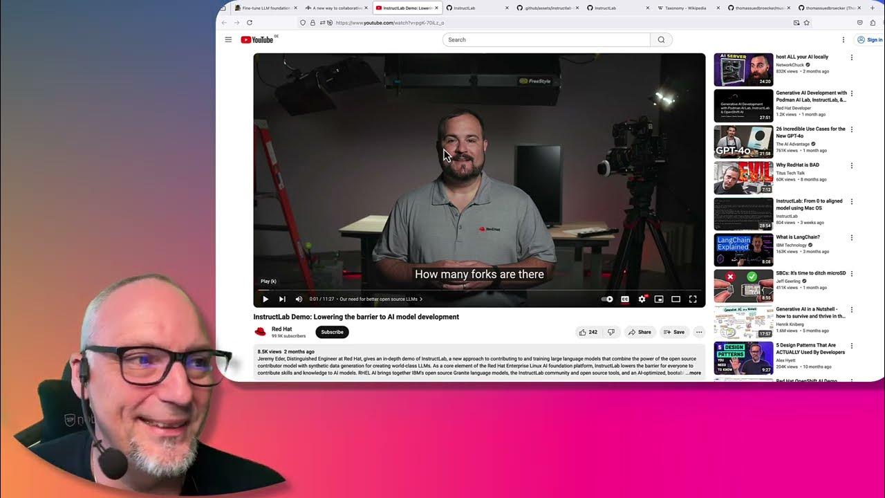 Set up the InstructLab an Open-Source project introduced by IBM and Red Hat - YouTube