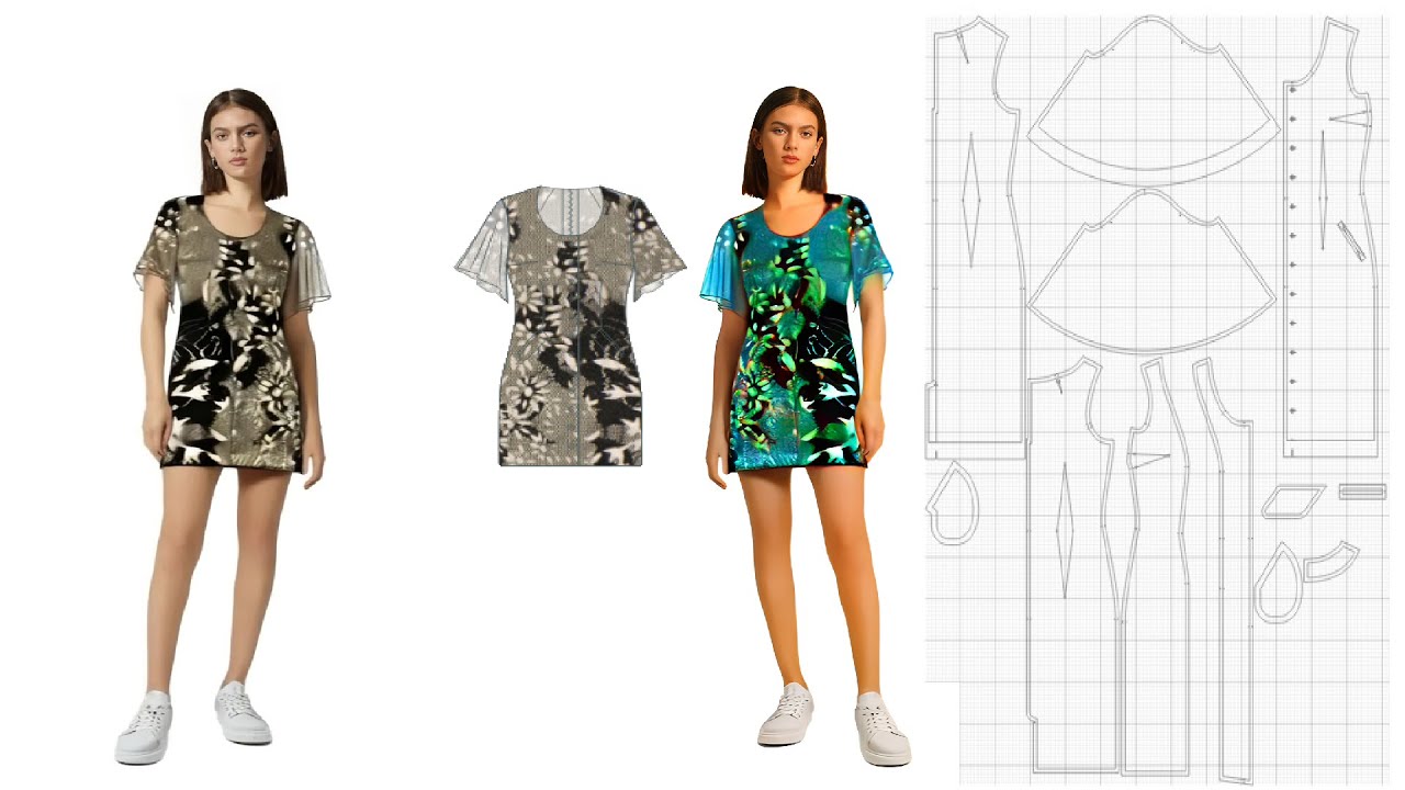 صناعة الملابس بضغطة زر AI DIY Pattern Making With Tailornova Online ...