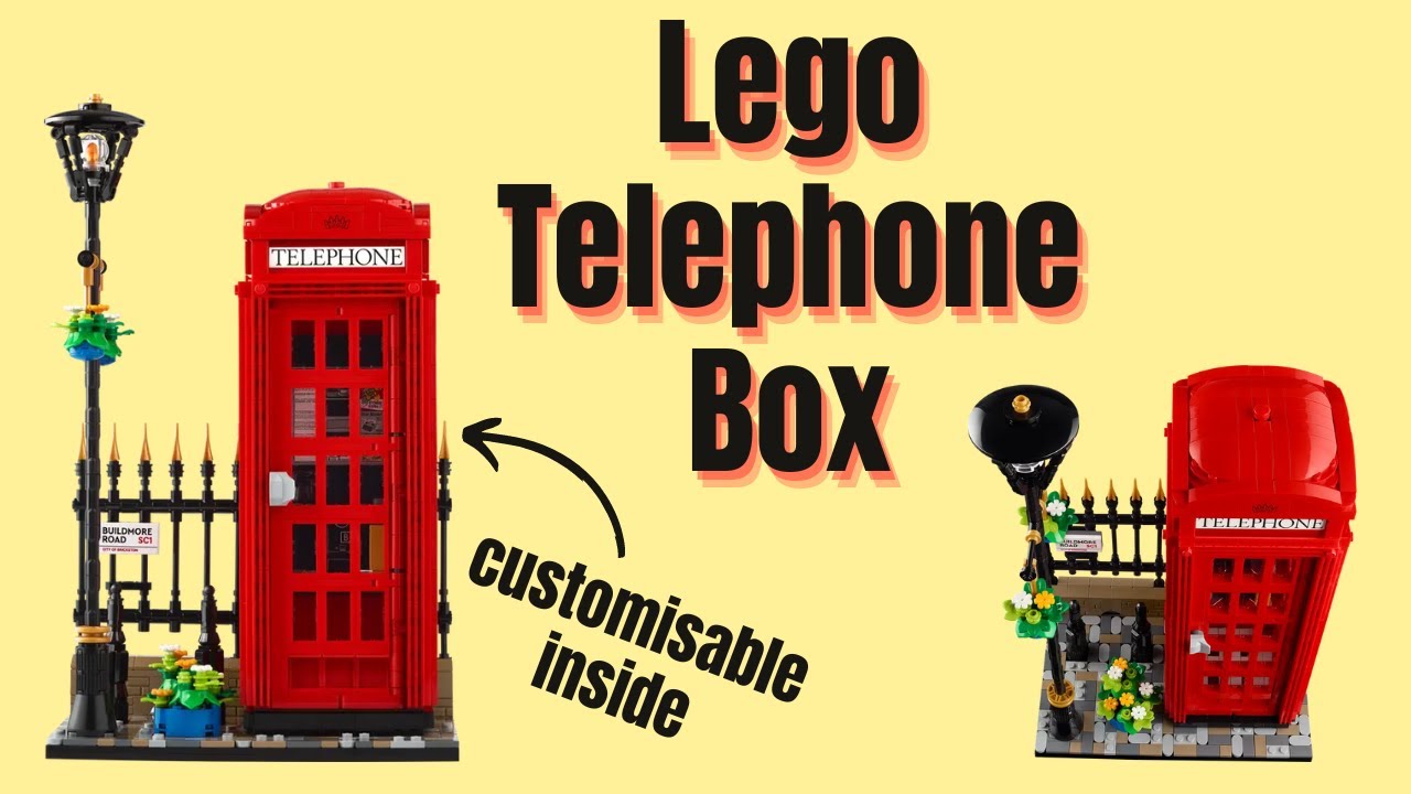 Upcoming Lego: Red London Telephone Box (21347) - YouTube
