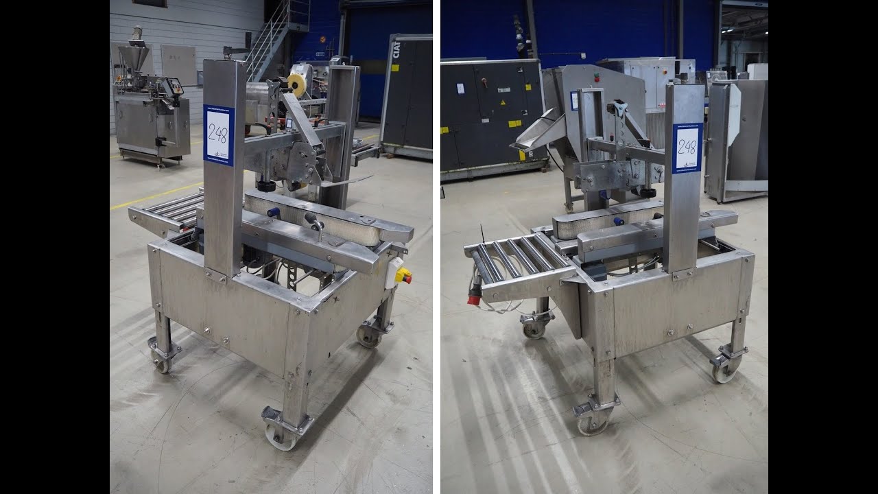 932-248: Box closing machine - YouTube