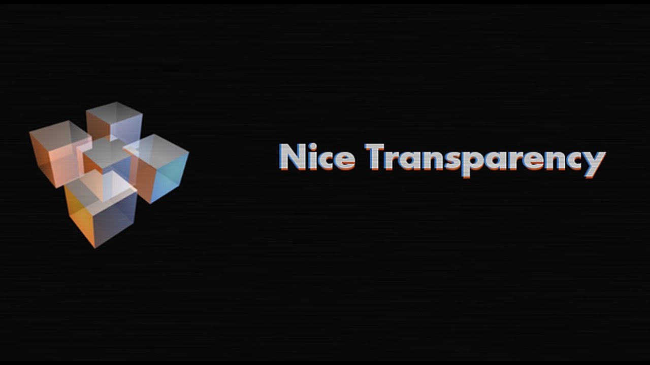 Nice Transparency Demo - YouTube