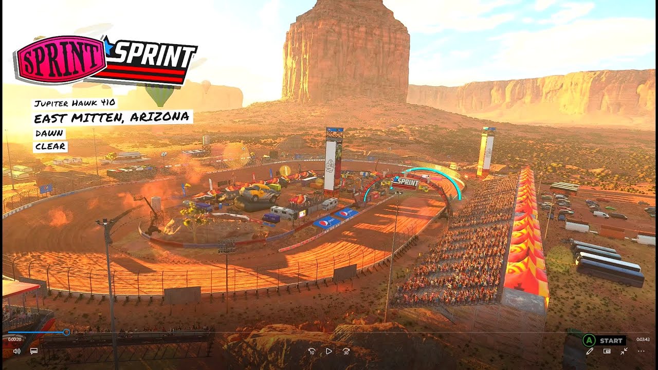 Dirt 5 Sprinter practice laps - YouTube