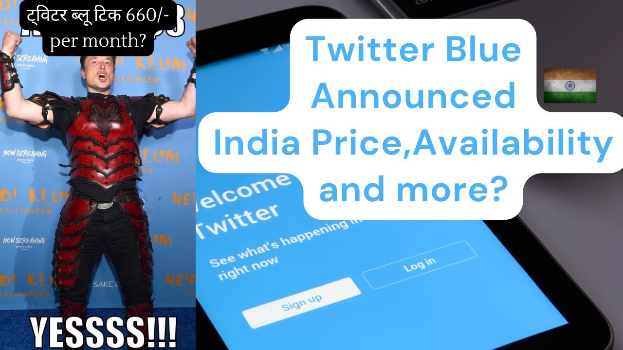 Twitter Blue with blue tick announced. Twitter blue India price ...