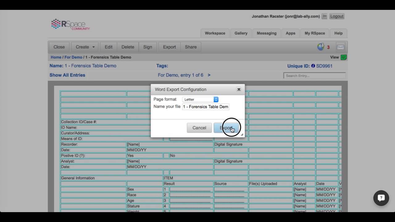 Exporting documents as MS word - YouTube