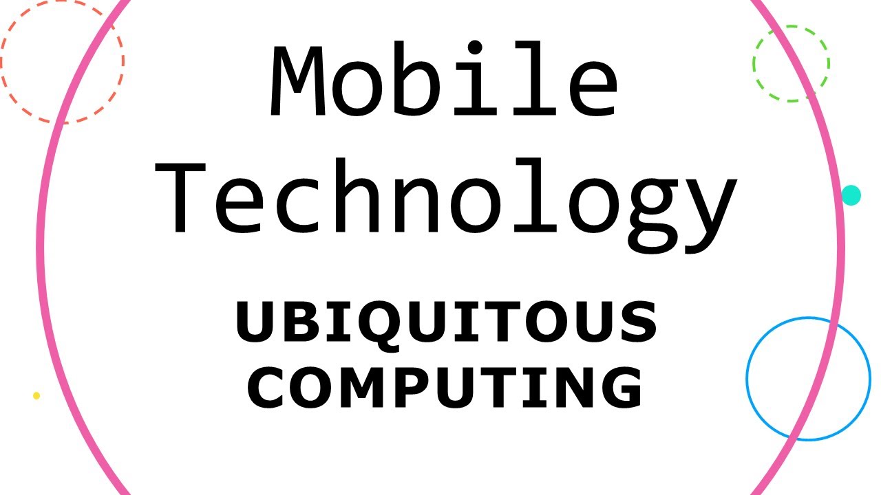Ubiquitous Computing Lecture - YouTube
