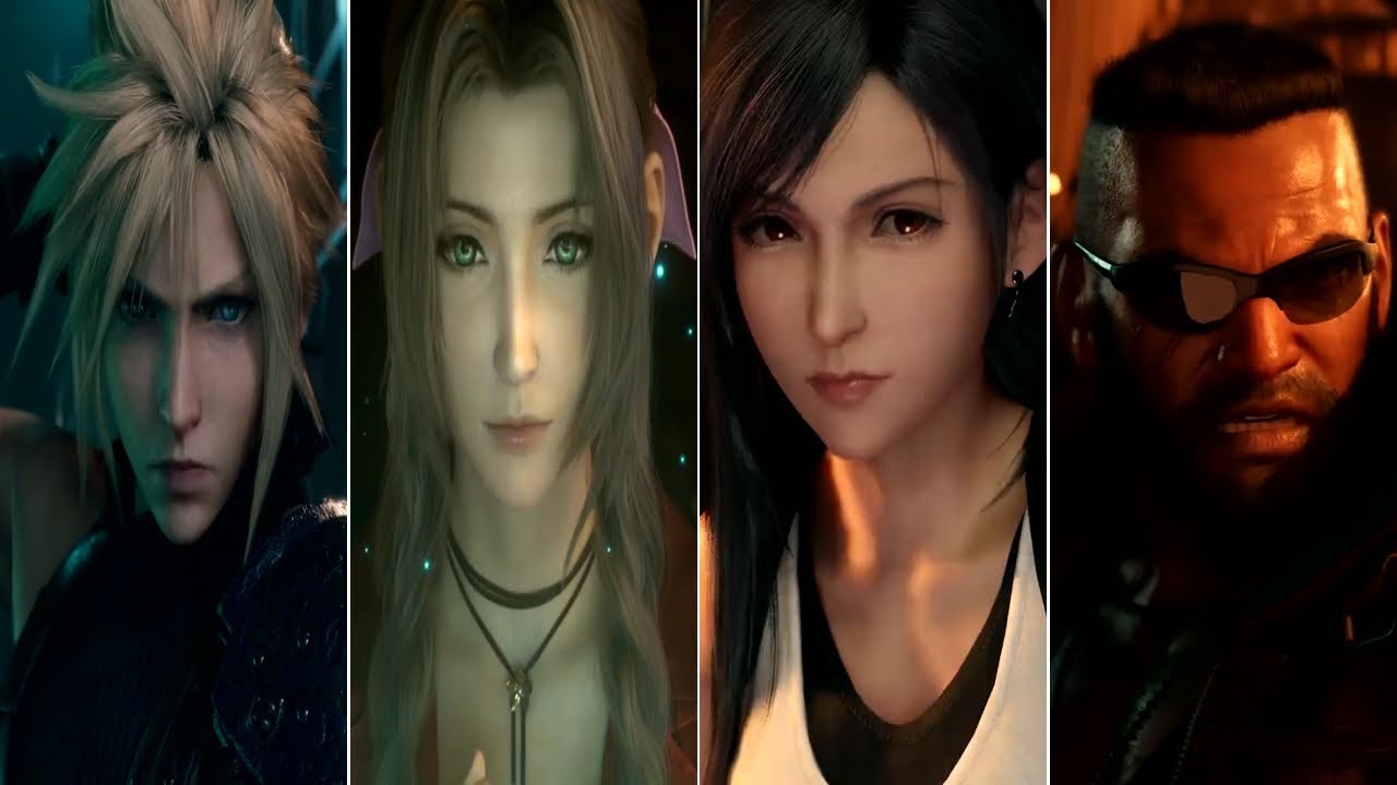 Final Fantasy VII Remake: All Character Preview Trailers - YouTube