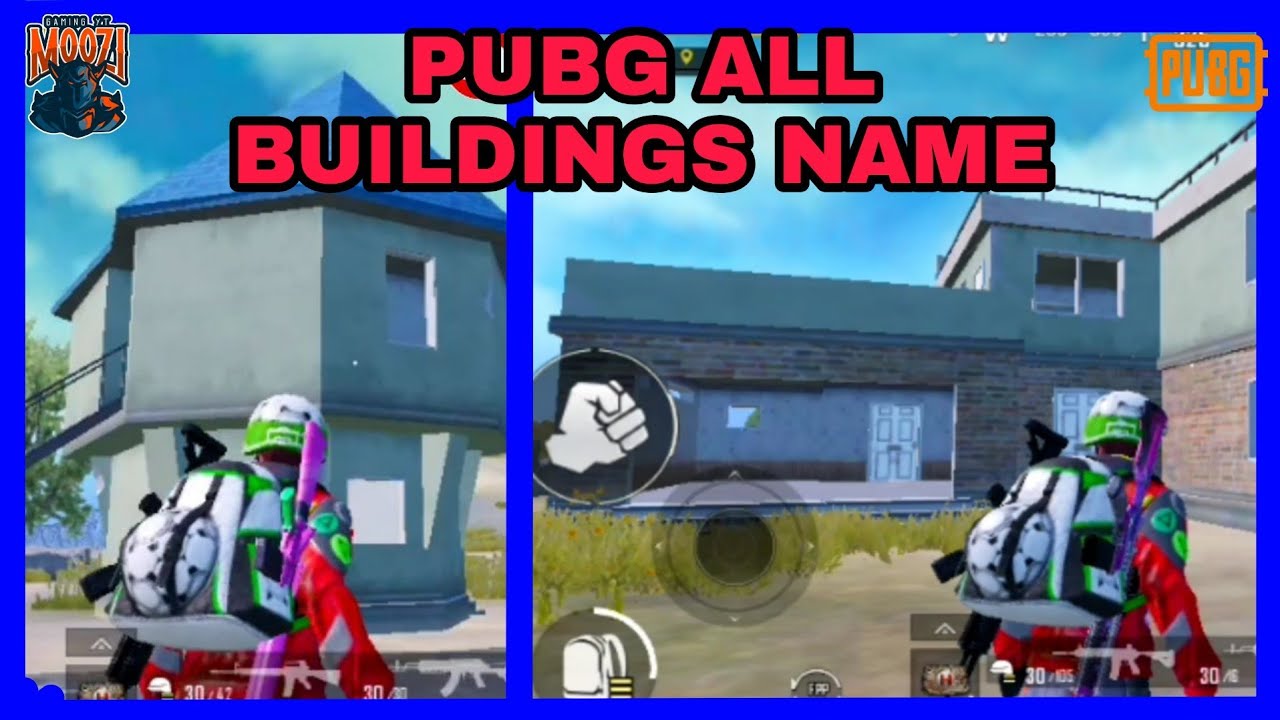 PUBG mobile houses names || all houses names || 🏠 - YouTube