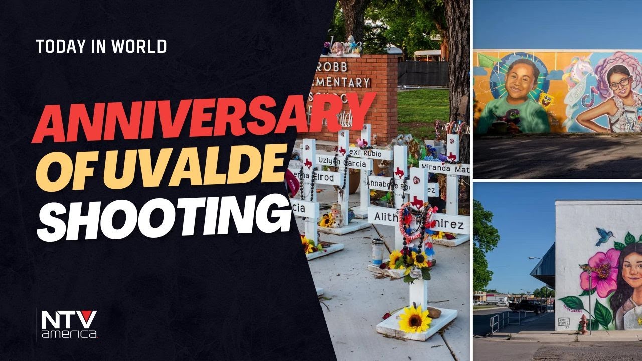 Anniversary of Uvalde shooting - YouTube