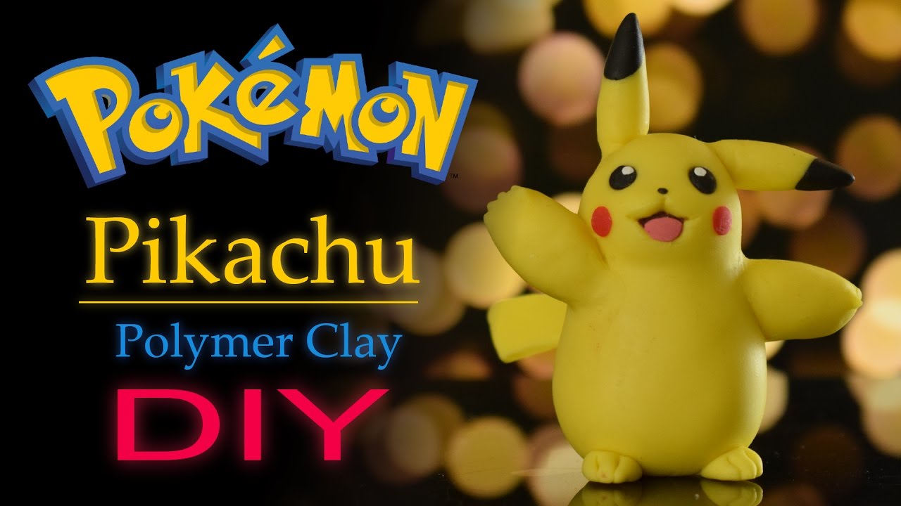 Pikachu | DIY | Polymer Clay | Pokemon - YouTube