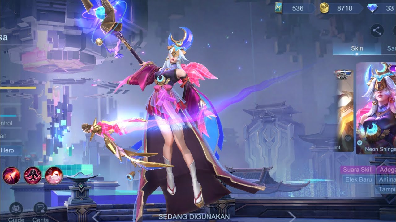 review skin EPIC PHARSA "NEON SHINGETSU" efek nya cakep banget😍😍 - YouTube