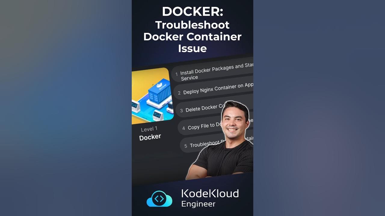 Troubleshooting a Docker Container | Docker Tutorial | Docker Series #5 - YouTube
