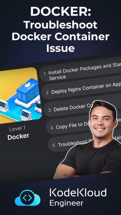 Troubleshooting a Docker Container | Docker Tutorial | Docker Series #5 - YouTube
