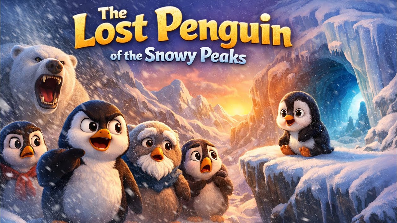 A lost penguin story 🥺|Bed time moral stories for kids - YouTube
