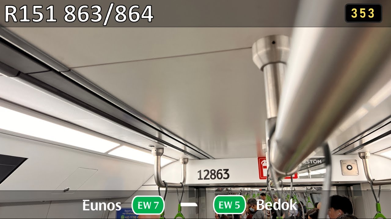[Weird Motor][SMRT] Als R151 ~ 863/864 EW7 Eunos → EW5 Bedok - YouTube