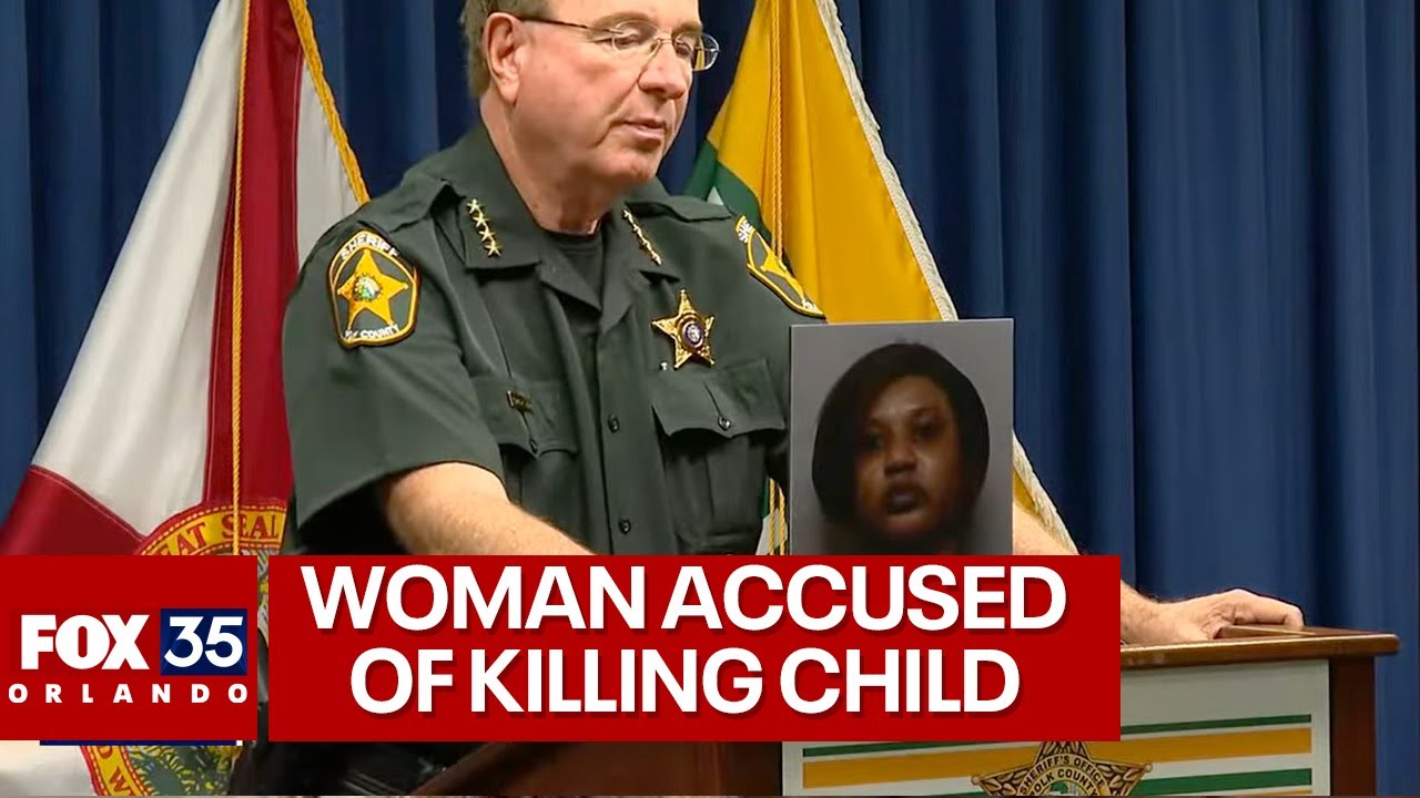 Grady Judd press conference: Woman allegedly murders 4-year-old child ...