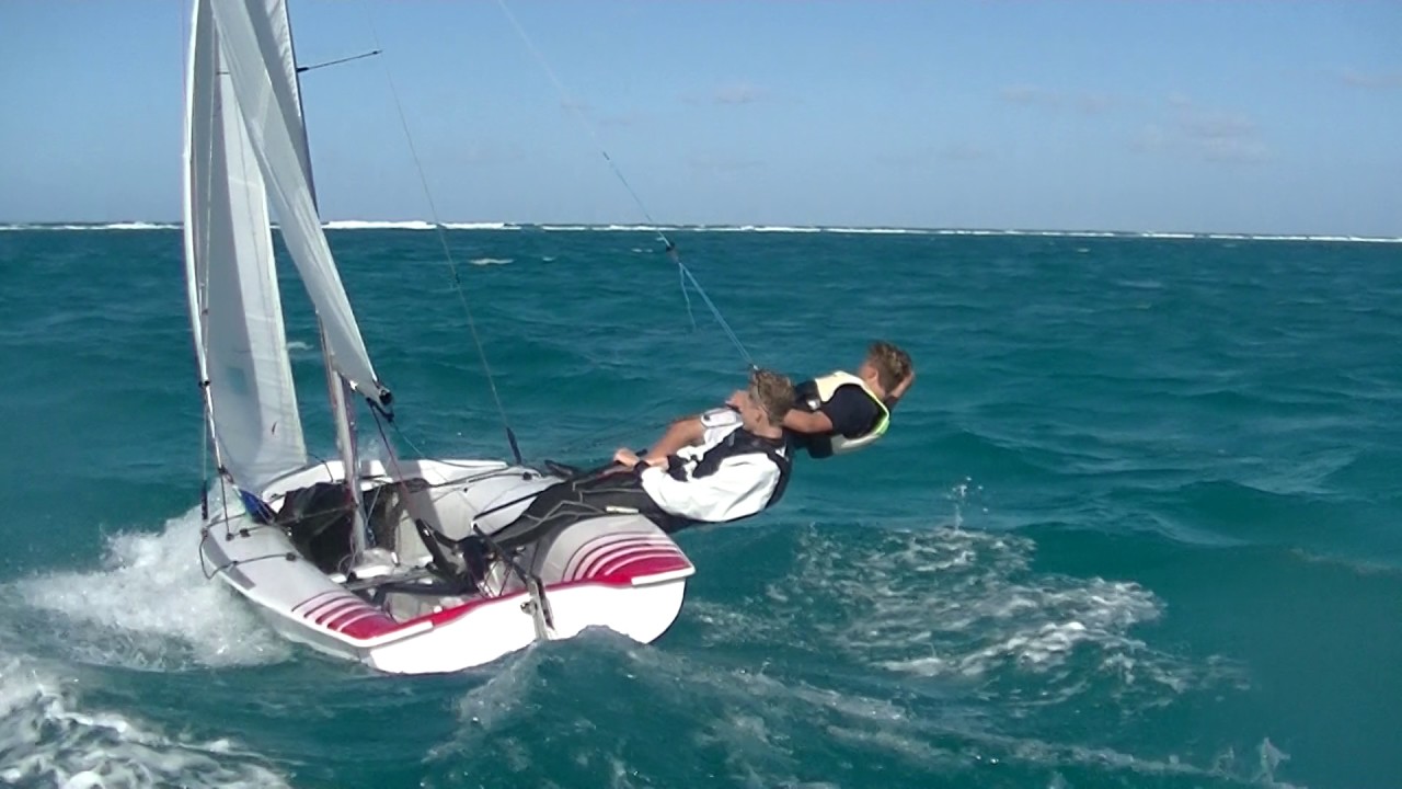c420 Sailing Training Upwind St Croix Usvi Taylor Hasson and Rider Odom ...
