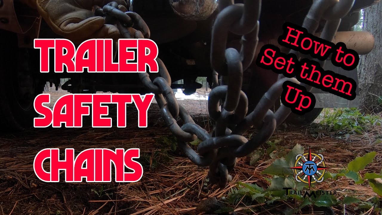Safety Chains on your Trailer - YouTube