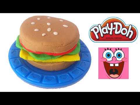 Oyun Hamuru Videoları / Hamburger Yapımı