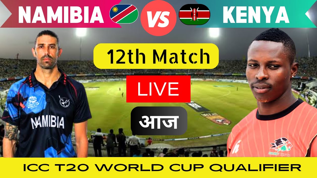 Namibia vs Kenya | NAM vs KEN | 12th Match of ICC Men's T20 World Cup ...