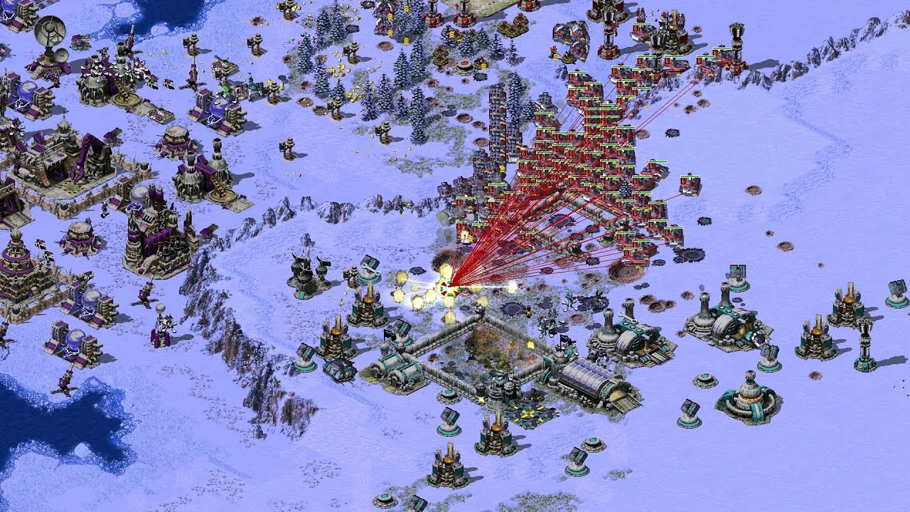 Yuri's Revenge Red Alert 2 Siberian Zoom 3000 V1 Map Extra Hard AI ...
