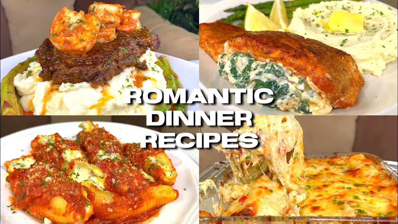 6 ROMANTIC DATE NIGHT DINNER RECIPES! - YouTube