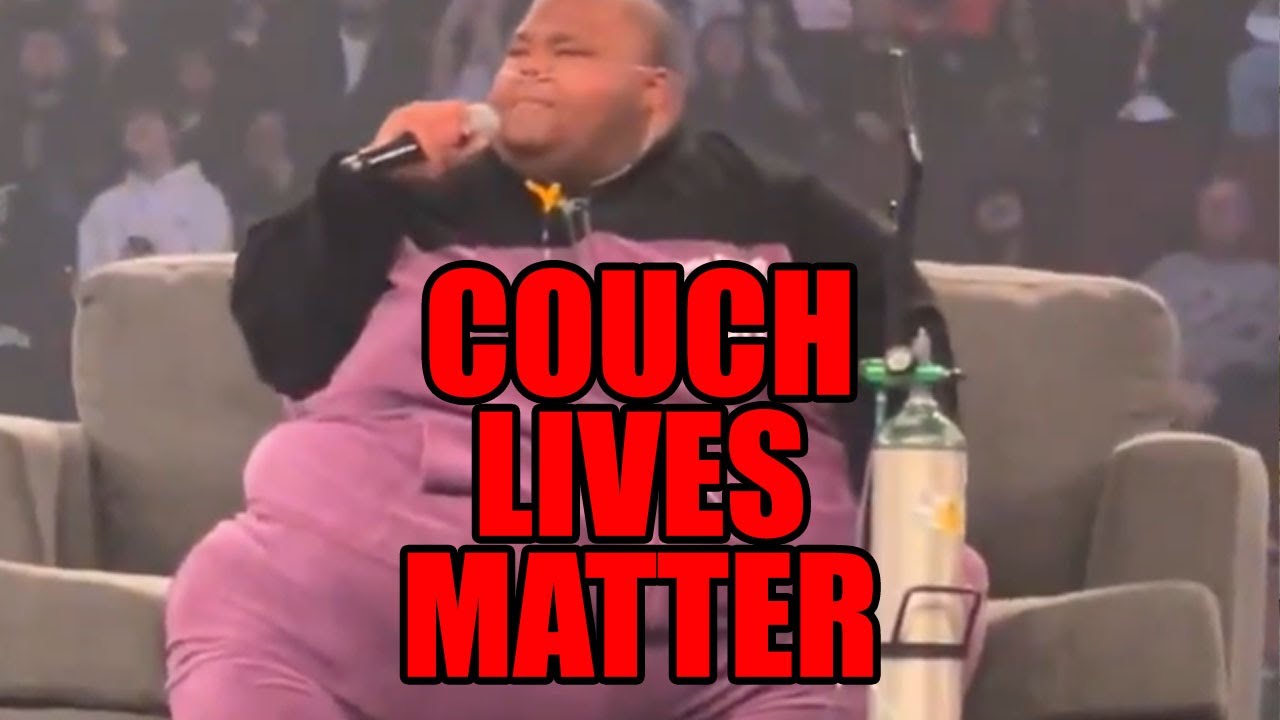 Melted Barnie Look A Like Rapper Dave Blunts Attacks Defenseless Couch ...