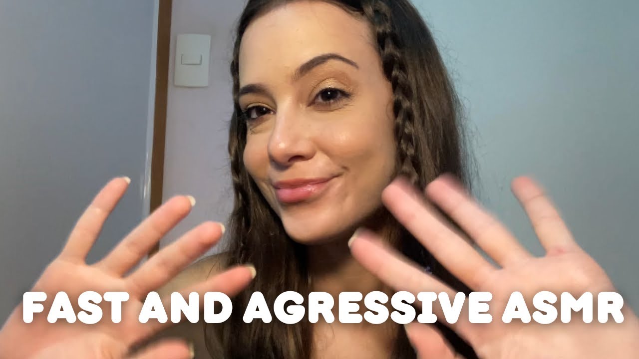 REALLY fast and agressive asmr - tapping, scratching, camera tapping (no talking) - YouTube