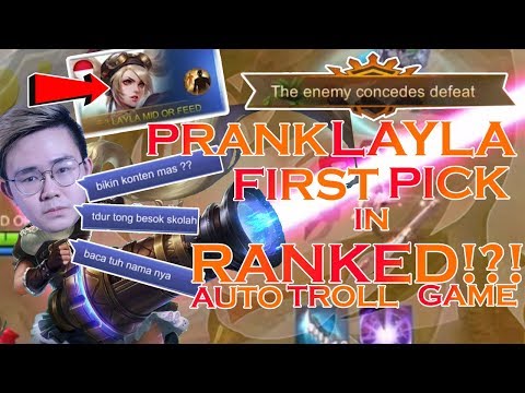 Zxuan First Pick Layla in Ranked?? Enemy Auto Surrender ! | Official ZX