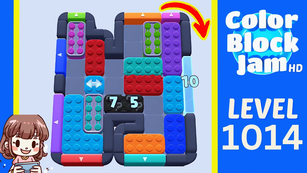 Color Block Jam Level 1014 Solution Walkthrough - YouTube