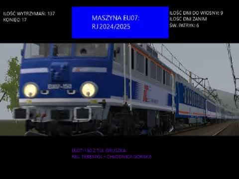 Maszyna EU07: RJ 2024/2025 #121 - 12.03.2025 - YouTube