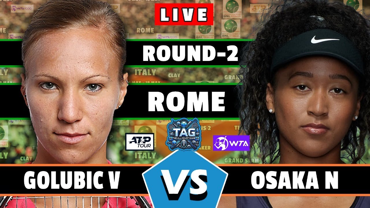🔴LIVE: OSAKA VS BADOSA | ROME ROUND 2l #Menšík #Cerúndolo #tennis #wta ...