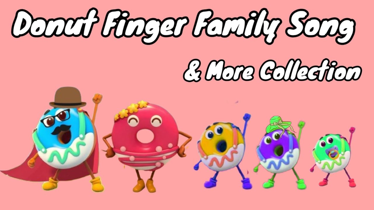 Donut Finger Family Songs 04 | Top 5 Donut Finger Family Collection ...