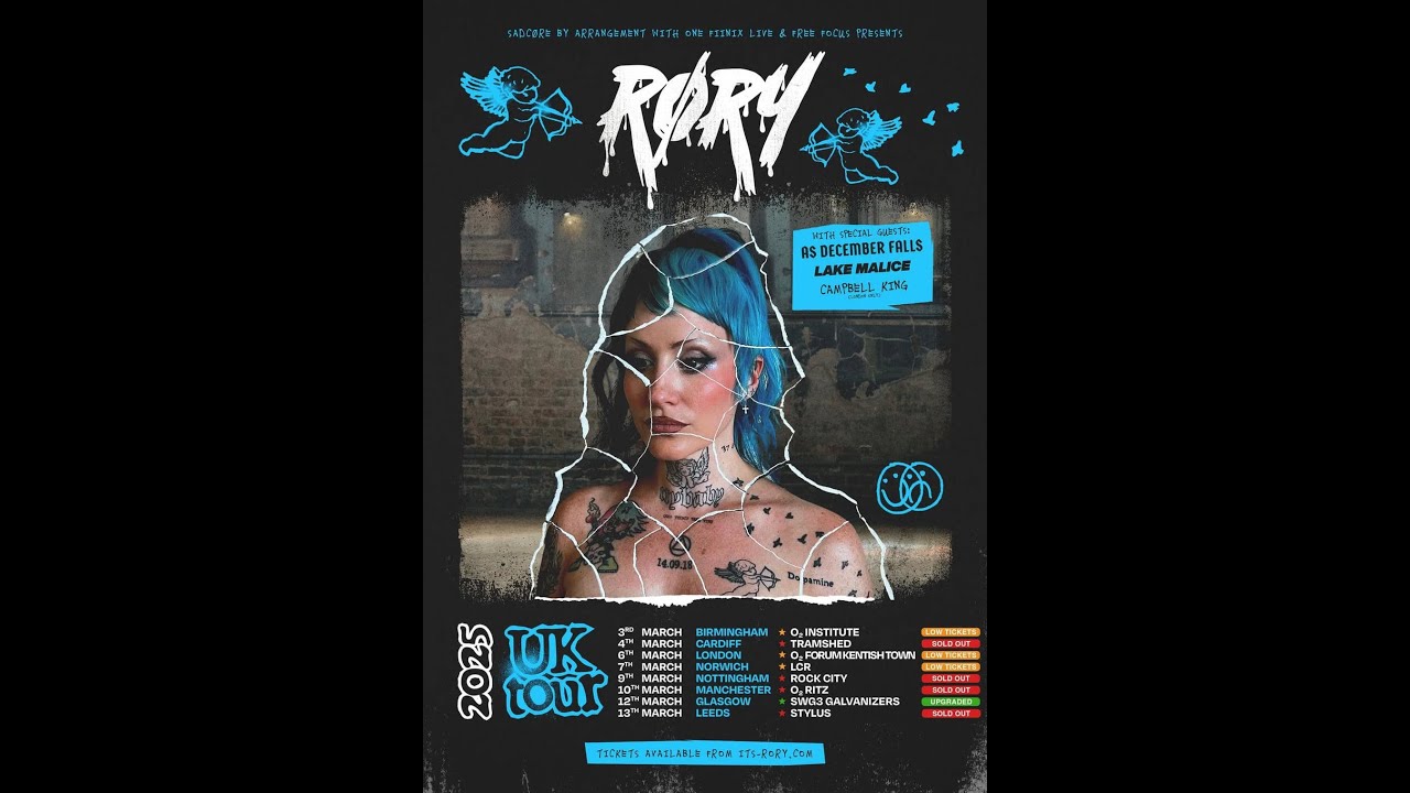 Rory (Pink) - LIVE CONCERT + EXTRA L@@K -Fan Film - SWG3 - Glasgow - 12 ...