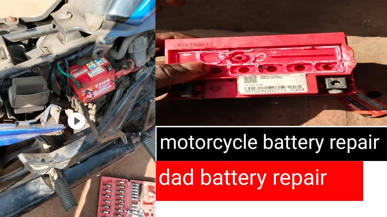 motorcycle battery repair#car repair#jahirul motorcycle dad battery ...