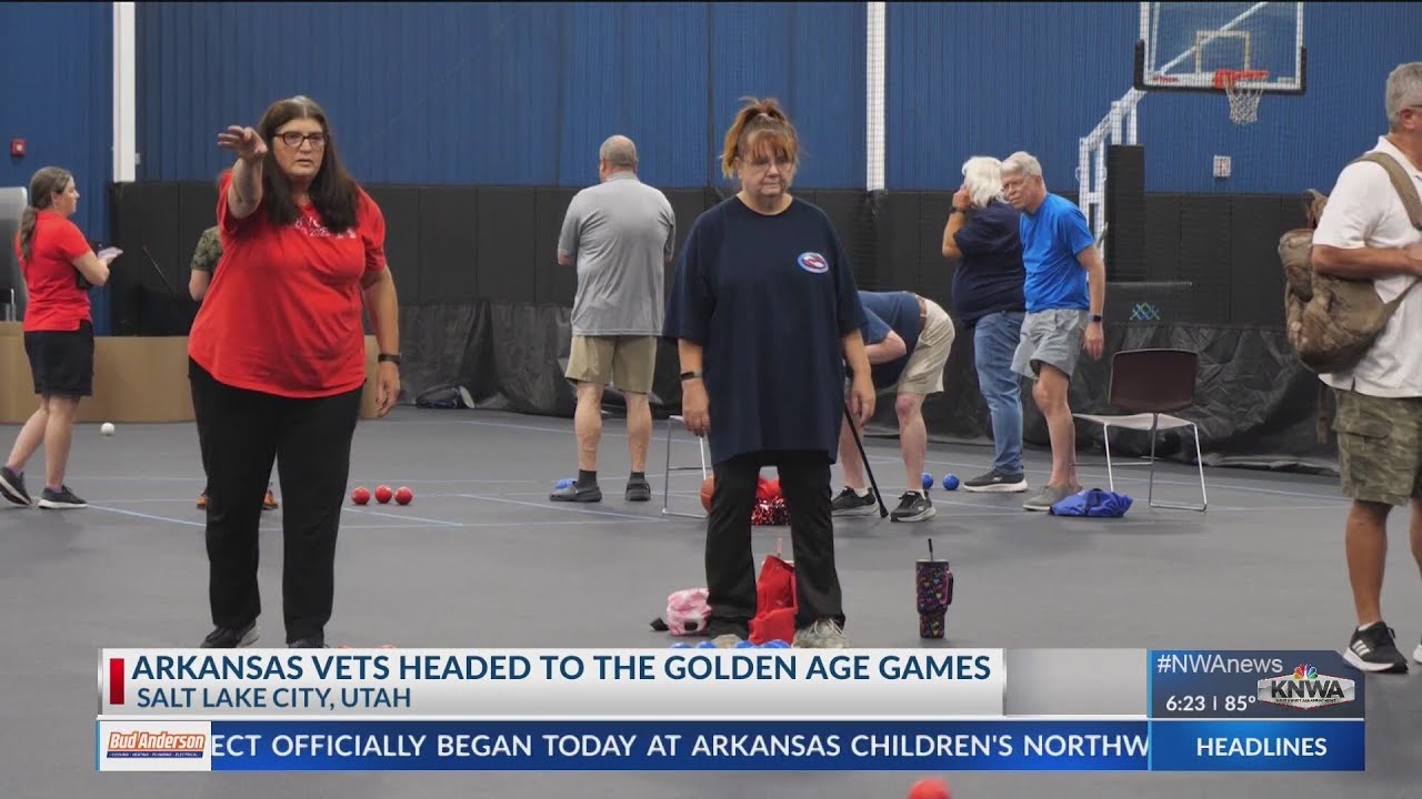 Arkansas veterans headed to Golden Age Games - YouTube