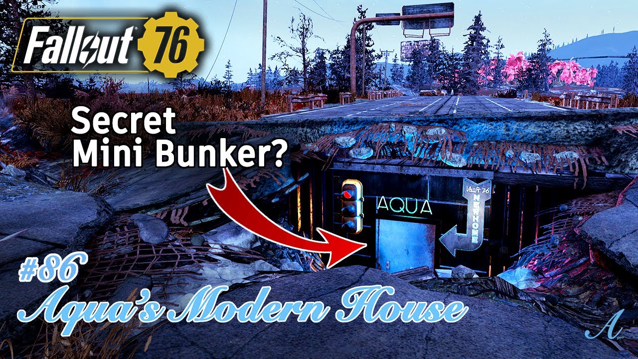 Fallout 76 - Seamless Secret Bunker Camp w/ quick tips & tutorial (Aqua ...