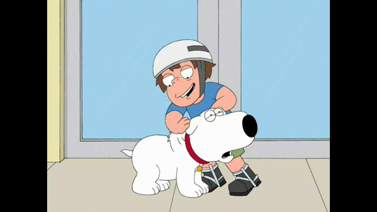 Family Guy - Brian was petted too hard - YouTube