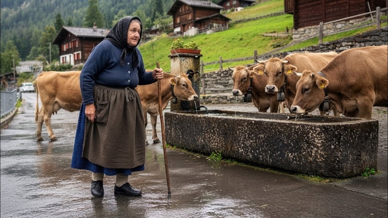 Lonely 82 Year Old Grandma Lives Alone in the Swiss Alps Village | # ...