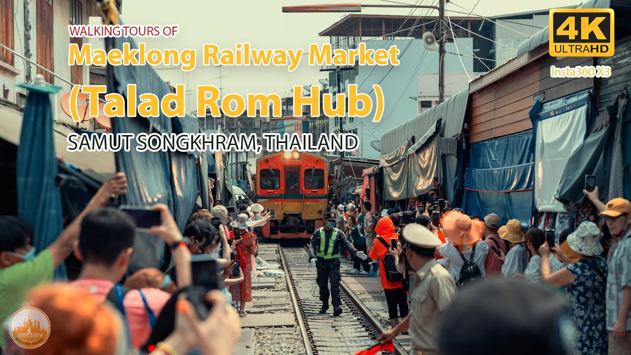 Visiting the Famous Maeklong Railway Market (Talad Rom Hub Market ...