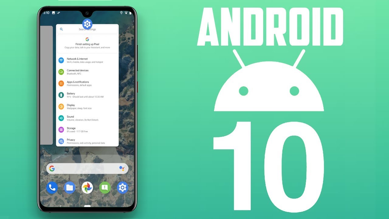 Instala el launcher de ANDROID 10 en cualquier móvil - YouTube